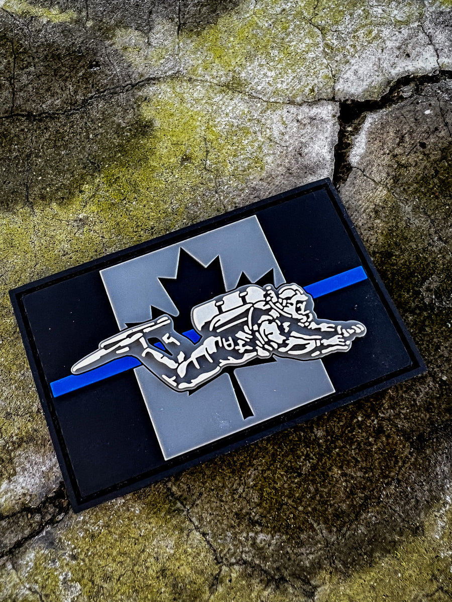 TBL PVC Hero Patch Canada – Black Mask Divers