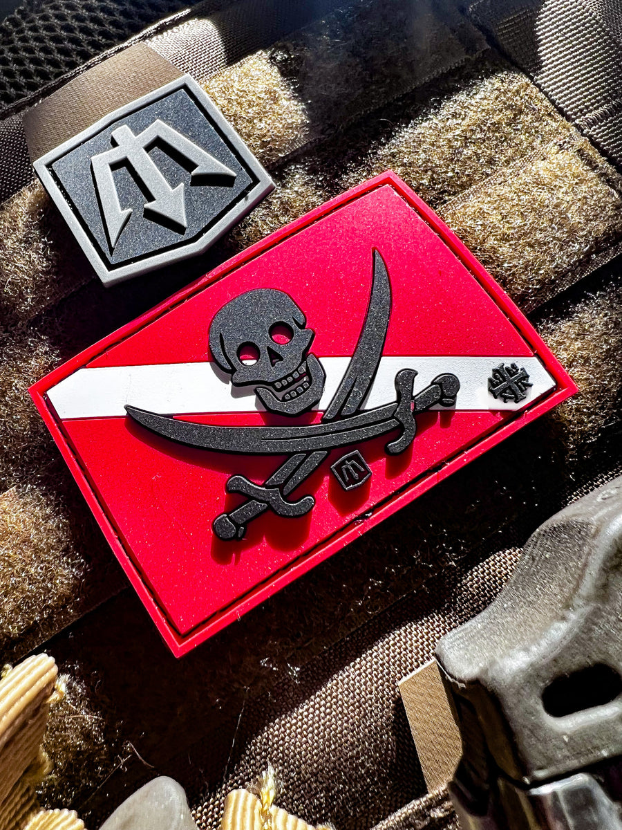 Jolly Diver PVC Patch – Black Mask Divers